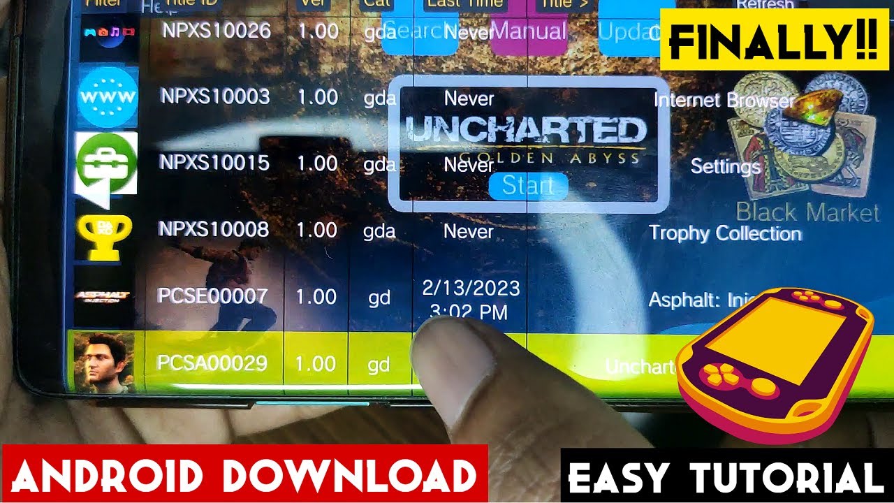 Finally !! PS Vita 3k Emulator For Android Released | Easy Step By Step ...