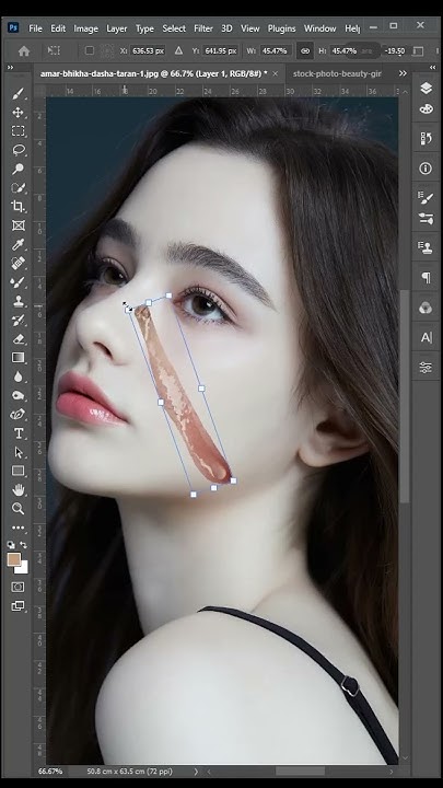 How to add realistic tear easily in realistic way In Photoshop Tutorial #shorts #photoshop ...