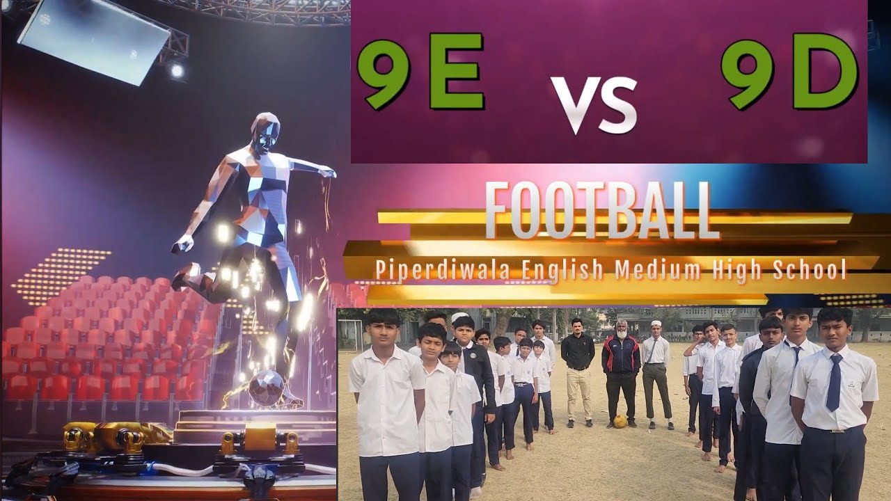 Football | 9 D vs 9 E | Interclass Match | #football #footballshorts # ...