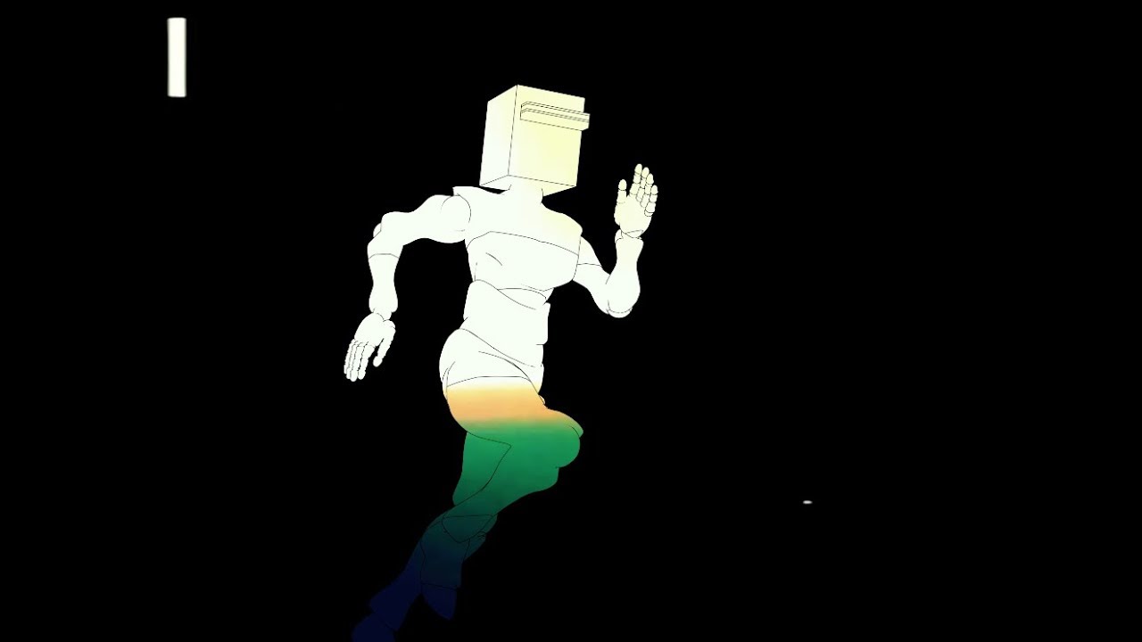 4K RUNNING MAN ANIMATION FREE VJ FOOTAGE BY MORE MOTION - YouTube