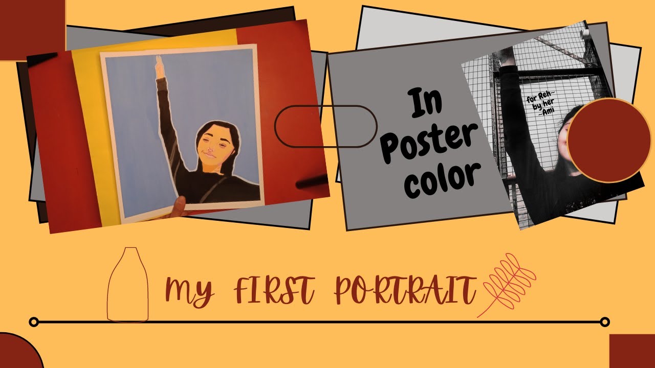 How to make a portrait? My first ever portrait. - YouTube