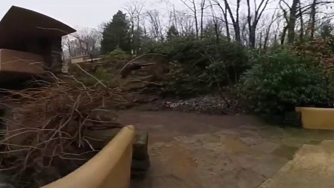 [VR] Fallingwater house exterior experience / 낙수장 외부 with 360 camera ...