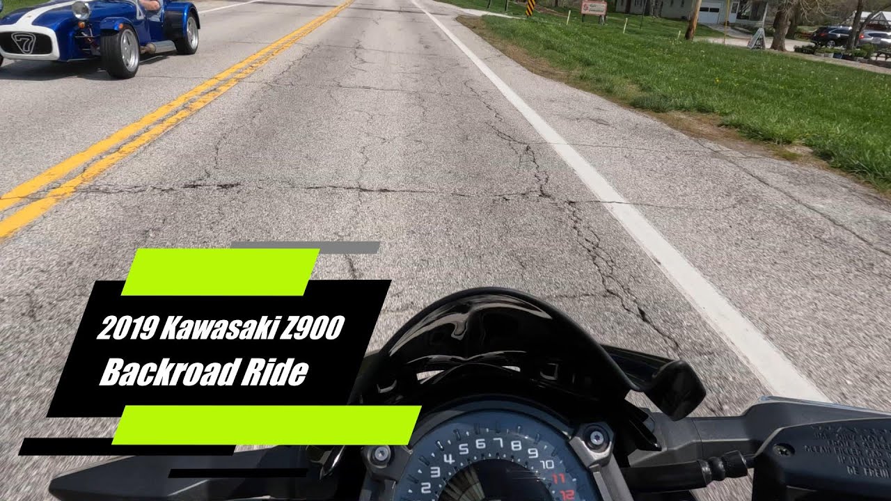 Backroad sprint on the Kawaski Z900, CS Racing Full Exhaust/2wDw Tune ...