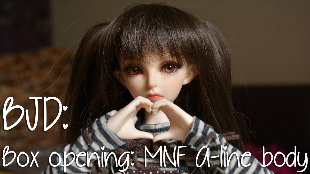 BJD: Box opening: MiniFee A line girl body - YouTube