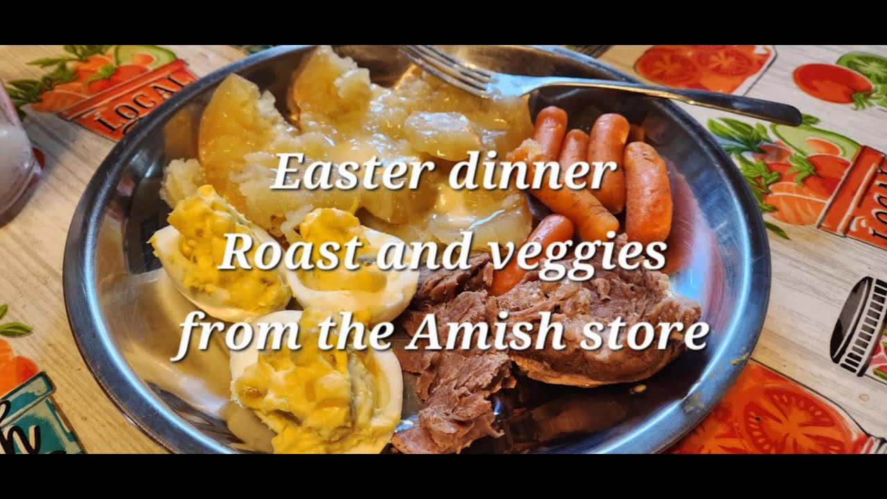 Easter Dinner Roast and veggies from the Amish store 3.99 #dinner - YouTube