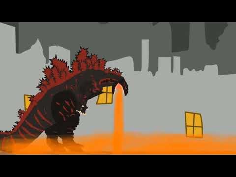 (DC2) SHIN GODZILLA ATOMIC BREATHE ANIMATION- - YouTube