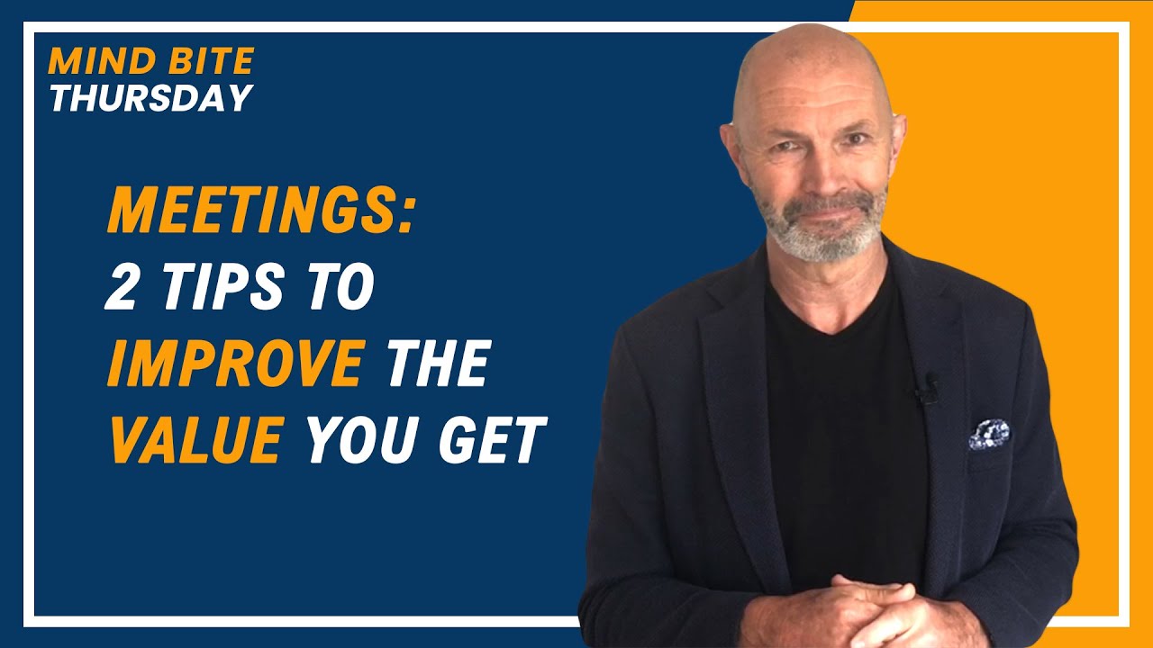 Two Surprising Tips for Running Effective Meetings - YouTube