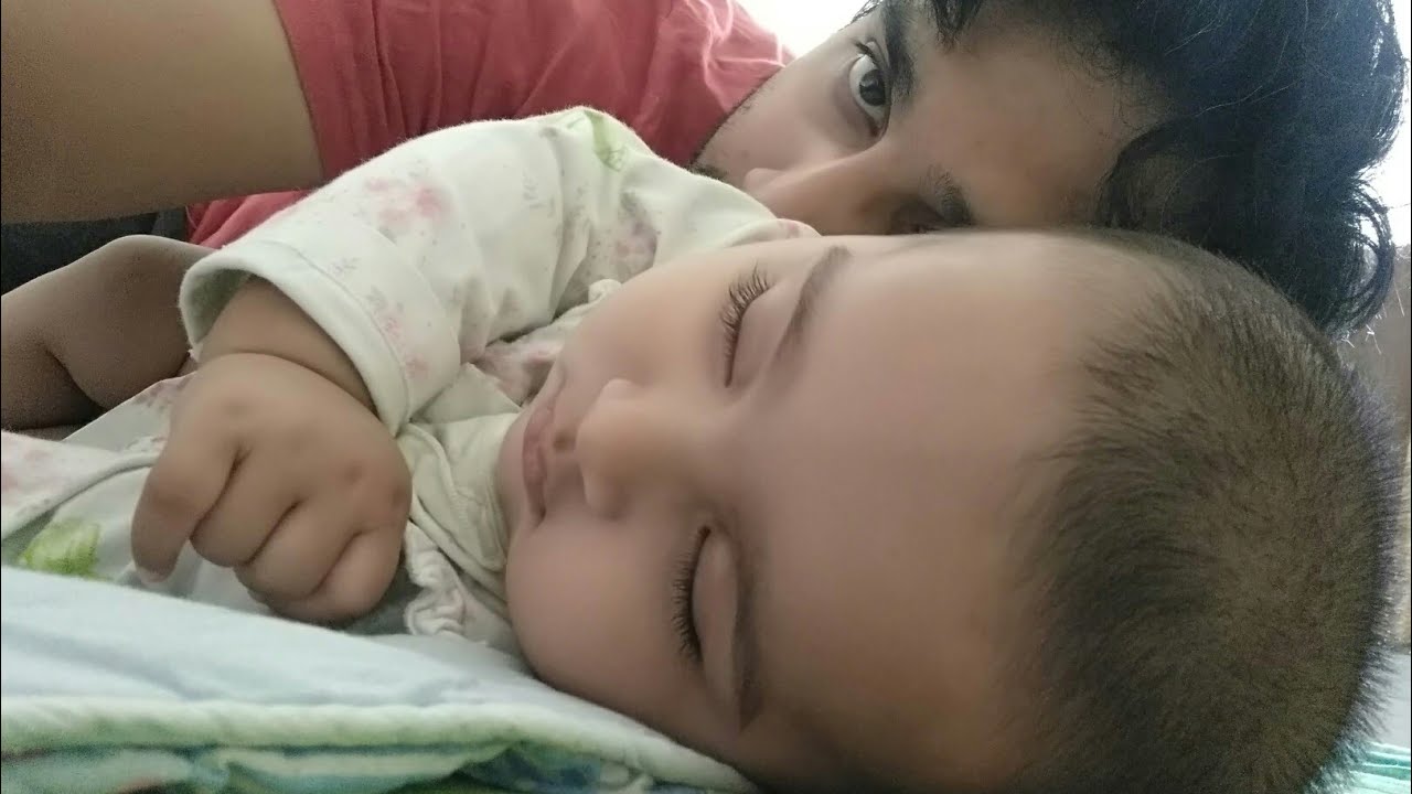 Mommy wakes up Happy Baby Anusha .. - YouTube