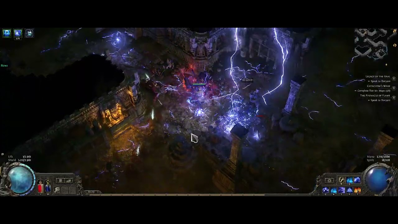 [HC PoE 2] Spark leveling tier 14 map (Level 82) - YouTube