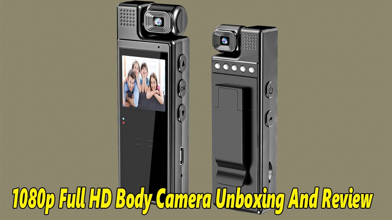 1080p Full HD Body Camera Unboxing And Review - YouTube