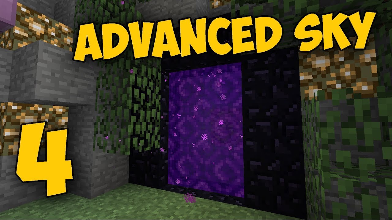 Mörkt Nether - Minecraft: Advanced Sky | #4 - YouTube