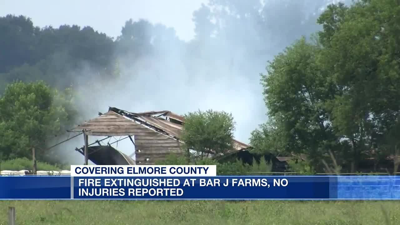 Fire extinguished at Bar J Farms in Elmore County - YouTube