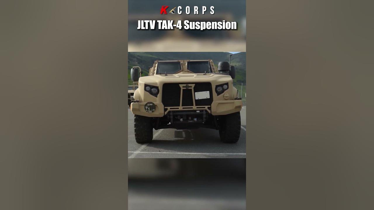 JLTV의 4륜 독립식 지능형 현수장치 [ TAK-4 Independent Suspension System of JLTV ] - YouTube