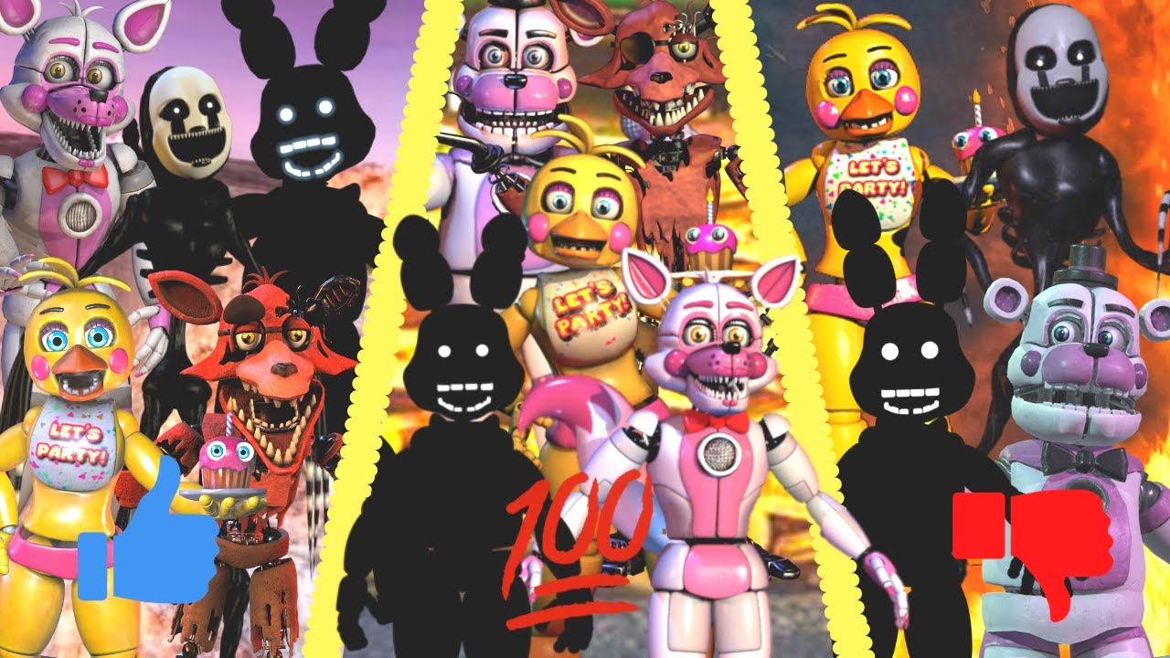 The Final Five Nights at Freddy’s Model Comparisons - YouTube