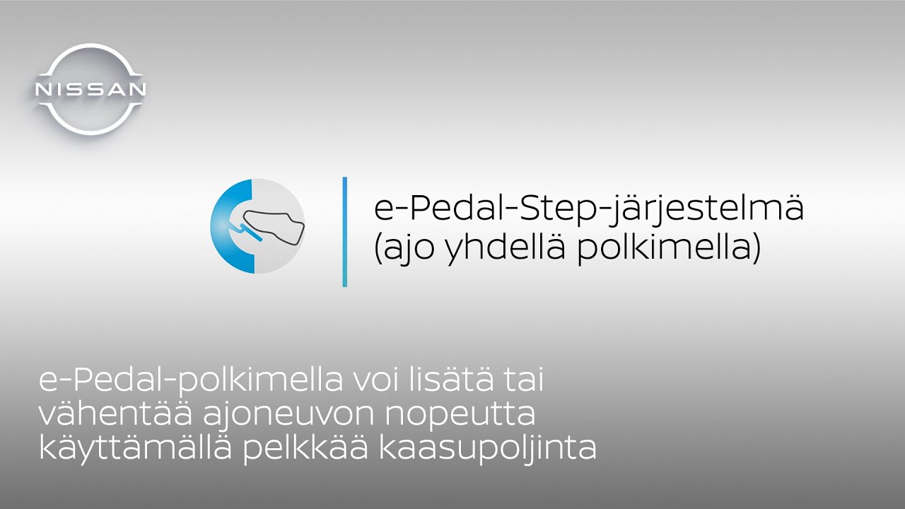 Näin e-Pedal-Step-järjestelmä toimii - YouTube