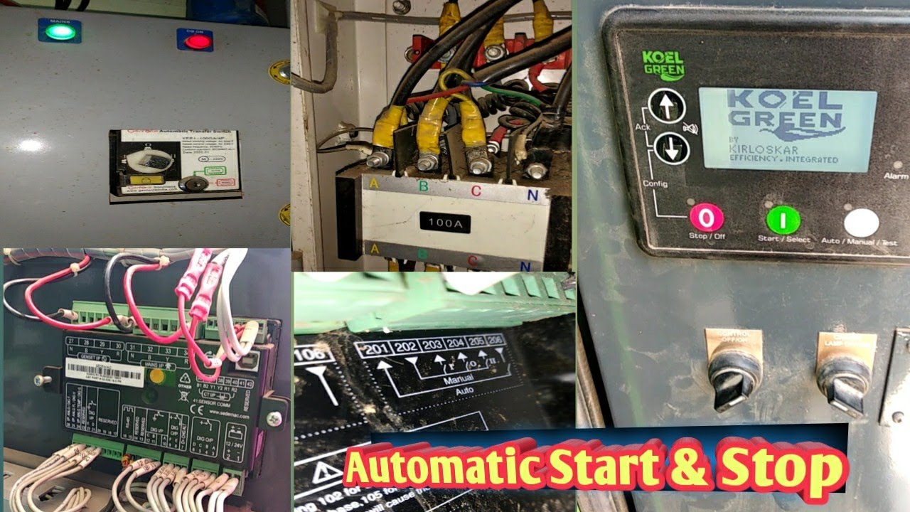 DG Set Auto start Auto off road | How does DG automation works ...