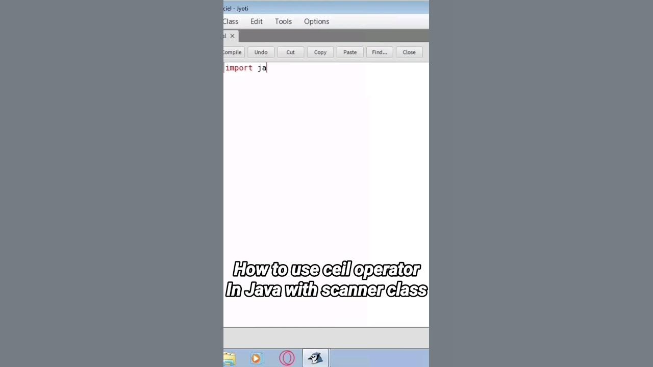 BlueJ Basics :- How To Use Ceil Operator In Java Scanner Class #shorts #java #youtubeshorts ...