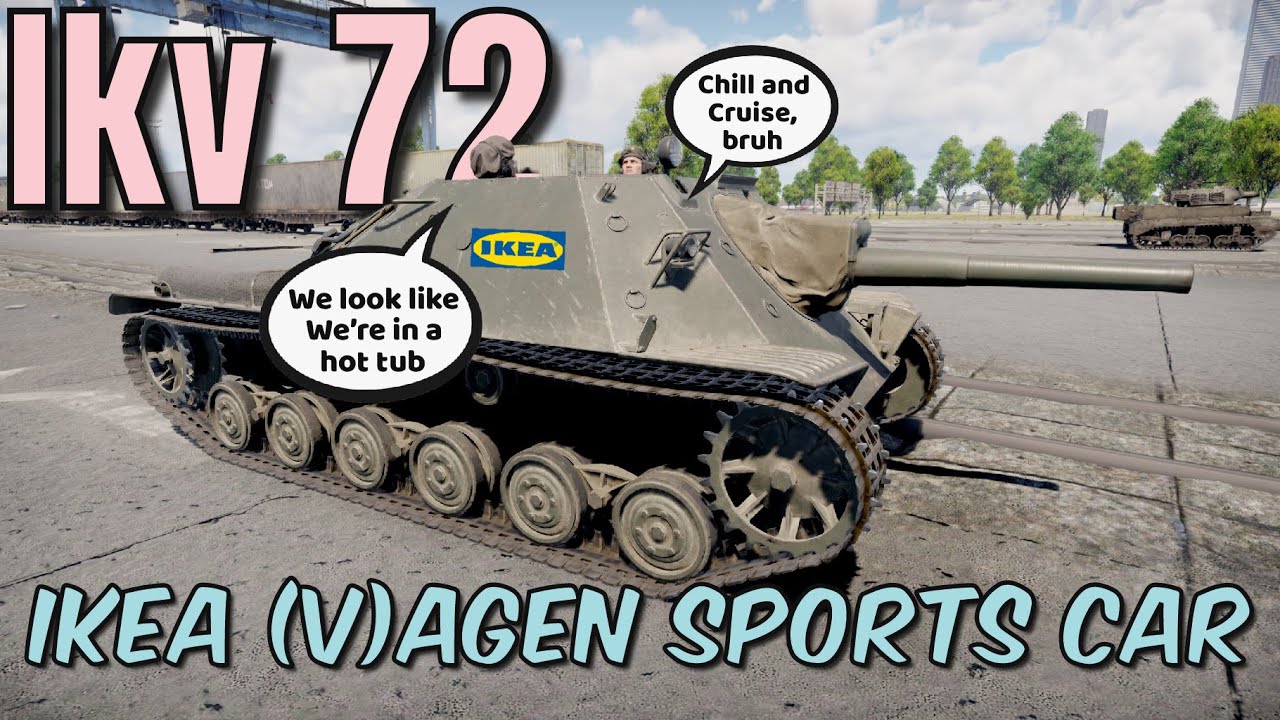 Ikv 72 - IKEA "v"agen sports car - War Thunder - YouTube