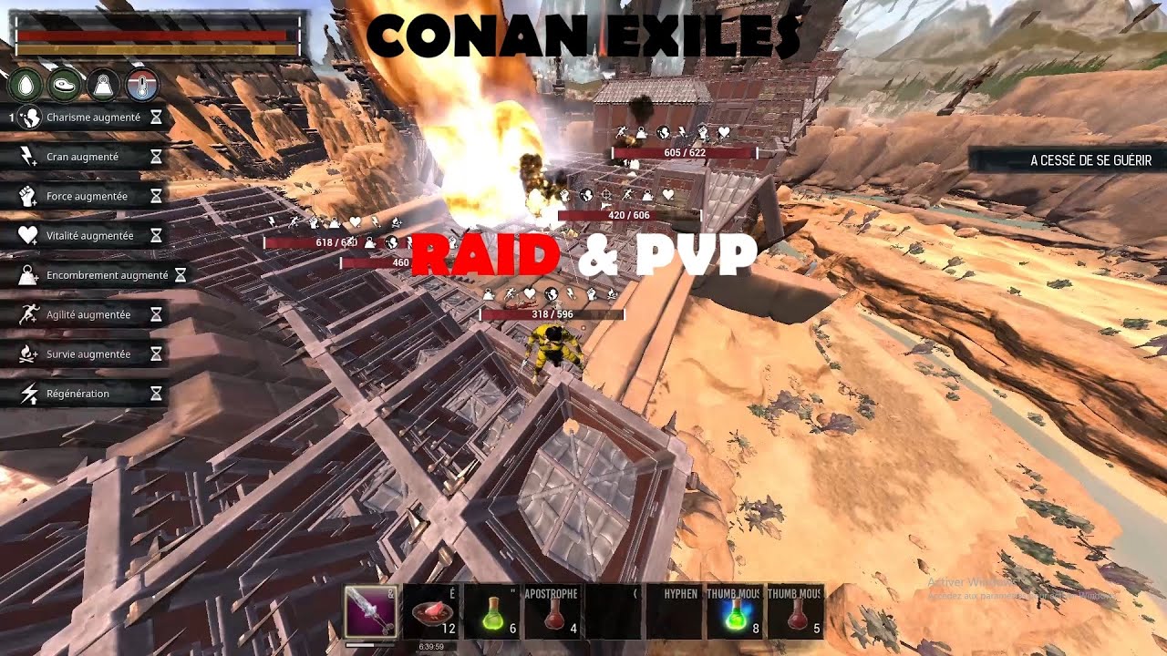 Conan Exiles : RAID & PVP - YouTube