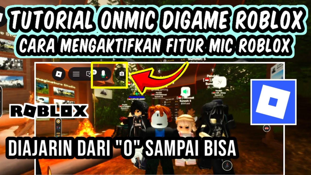 CARA ONMIC DI ROBLOX | CARA MUNCULIN FITUR ONMIC MIKROFON DI ROBLOX ...