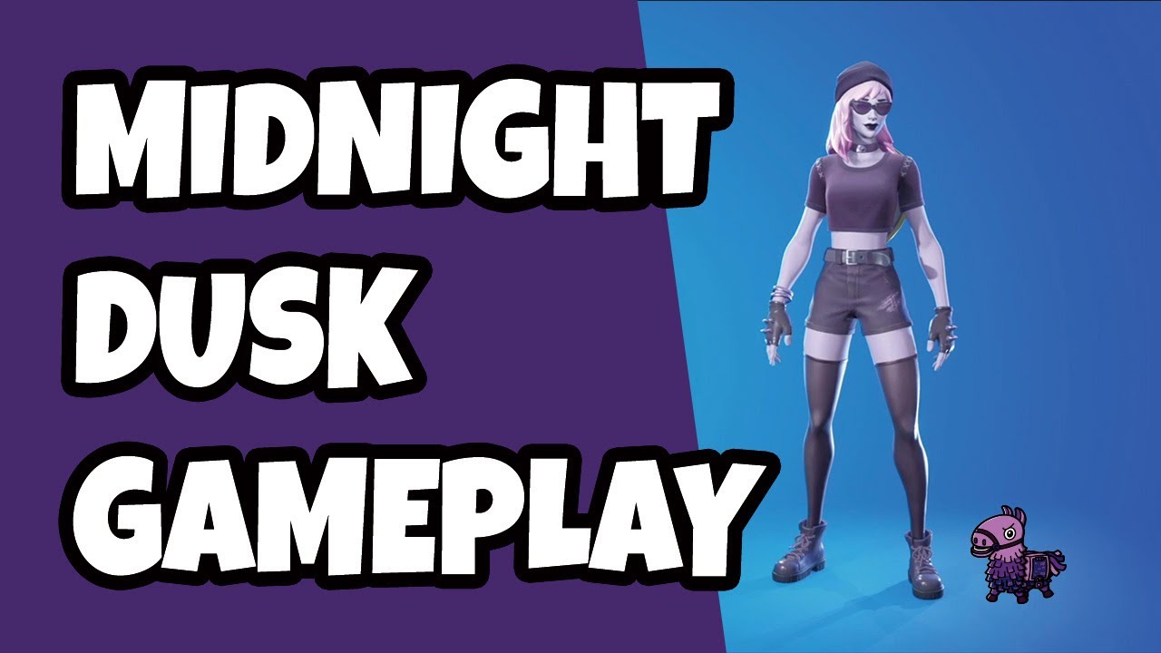 Midnight Dusk Skin Fortnite Gameplay [SOME GREAT SNIPES] - YouTube