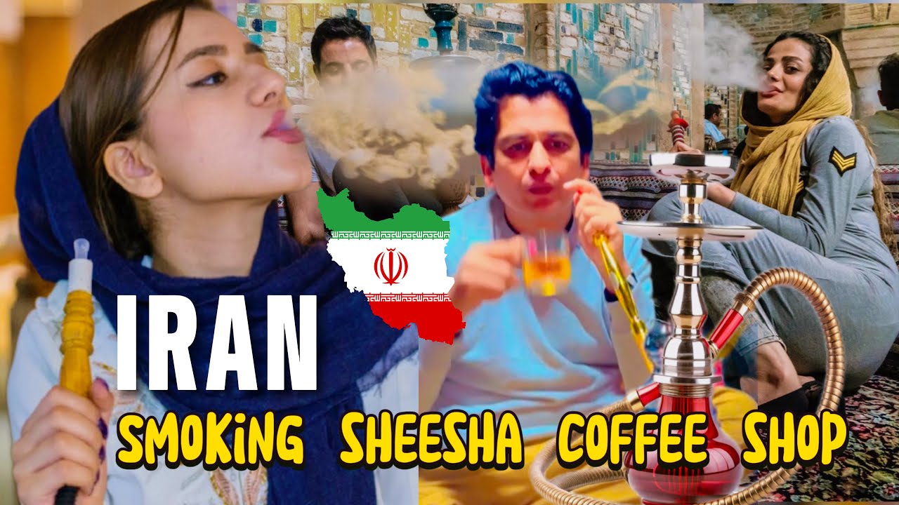 Smoking sheesha coffee shop in Mashhad, Iran || Here Shisha Smoking ...