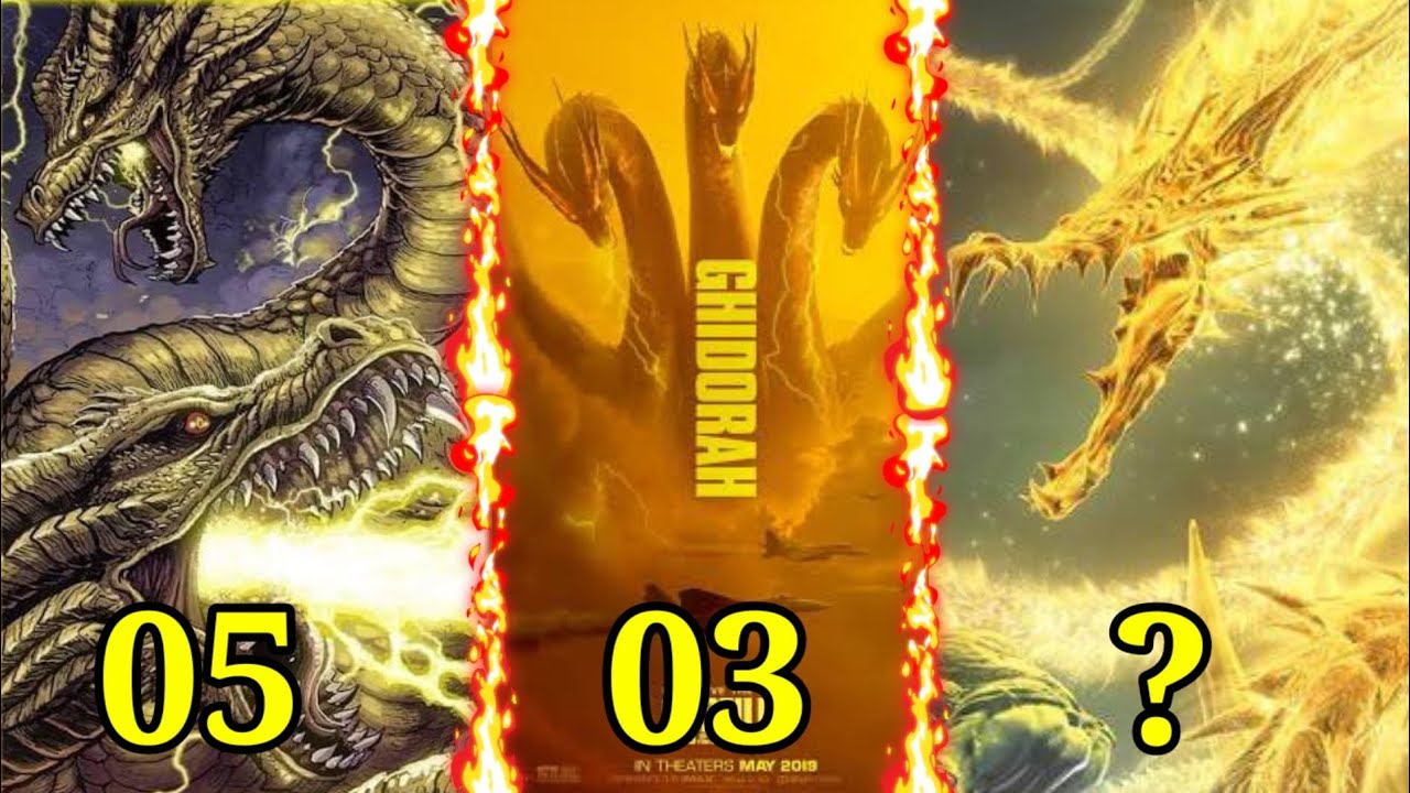 9 Most Powerful Version of King Ghidorah | Monster जगत के 9 सबसे ताकतवर ...