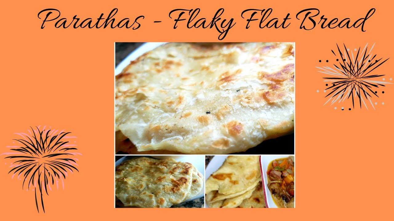 Easy Flaky Flat Bread - Paratha Recipe - YouTube