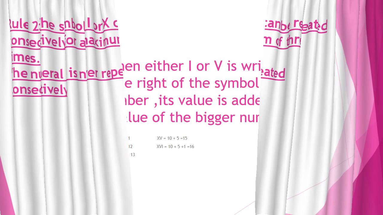 Rules Of Writing Roman Numerals YouTube rules-of-writing-roman-numerals-youtube
