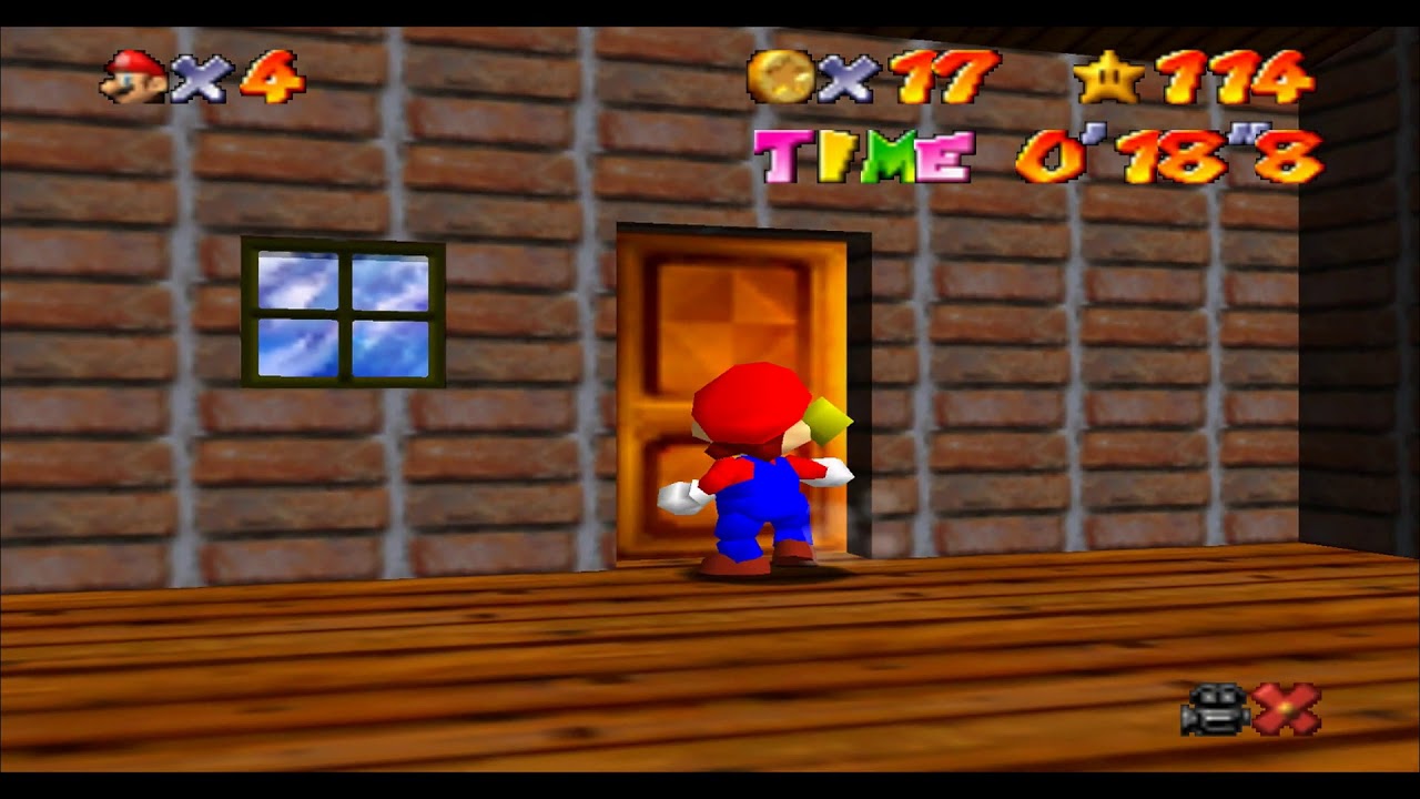 Super Mario 64 course 4 Slip sliding away 0.26'' - YouTube