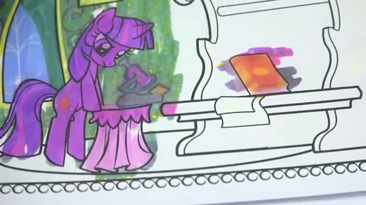 MLP - Imagine Ink Rainbow Color Pen Art Book with Surprise Pictures ...
