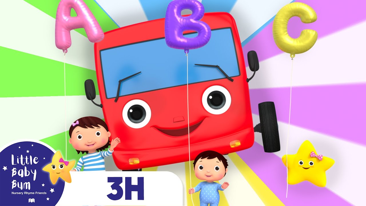 [3H LOOP] ABC Bus | 3D Vehicle |🚌Wheels on the BUS Songs! 🚌 Nursery ...