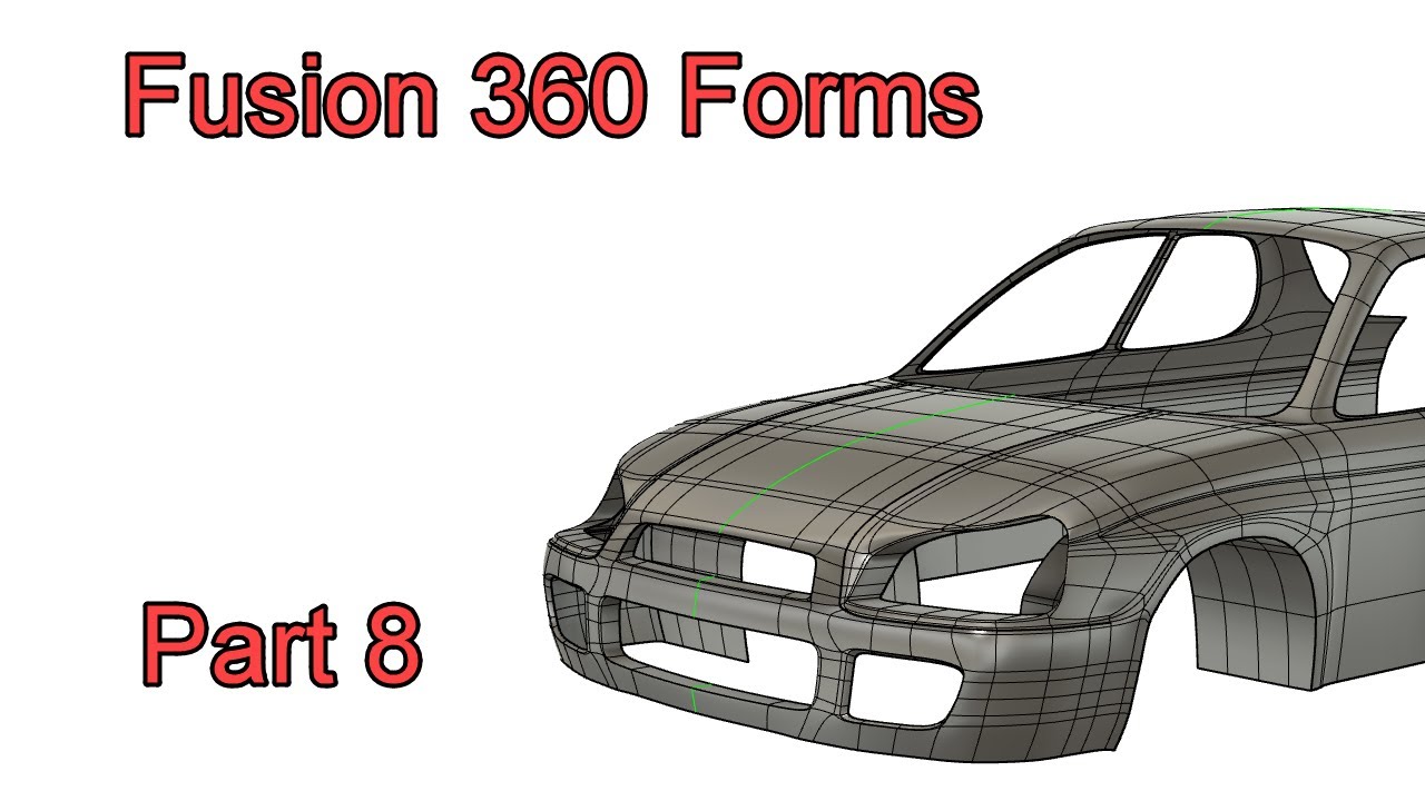 Fusion 360 Forms - Part 8 - Final Details - YouTube