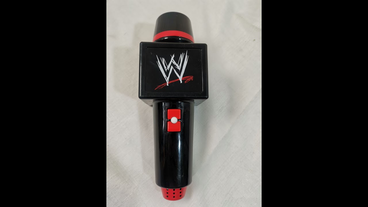 WWE WWF RAW Big Talker Electronic Microphone w/ Voice Amplification ...