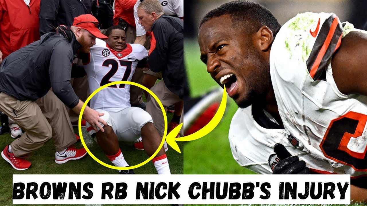 Nick Chubb injury - YouTube
