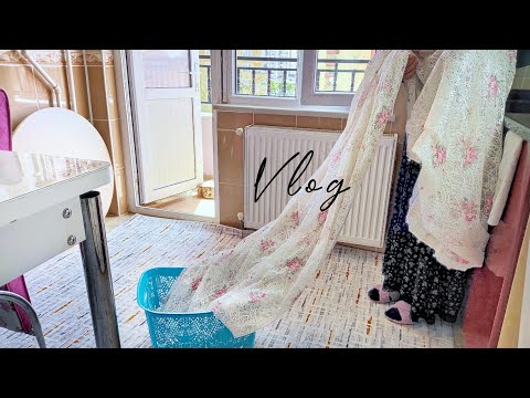 BAYRAM TEMİZLİĞİ 2 | Mutfakta Beyaz Perde Kullanmak | Perde Temizliği | Temizlik Vlog | Sessiz Vlog