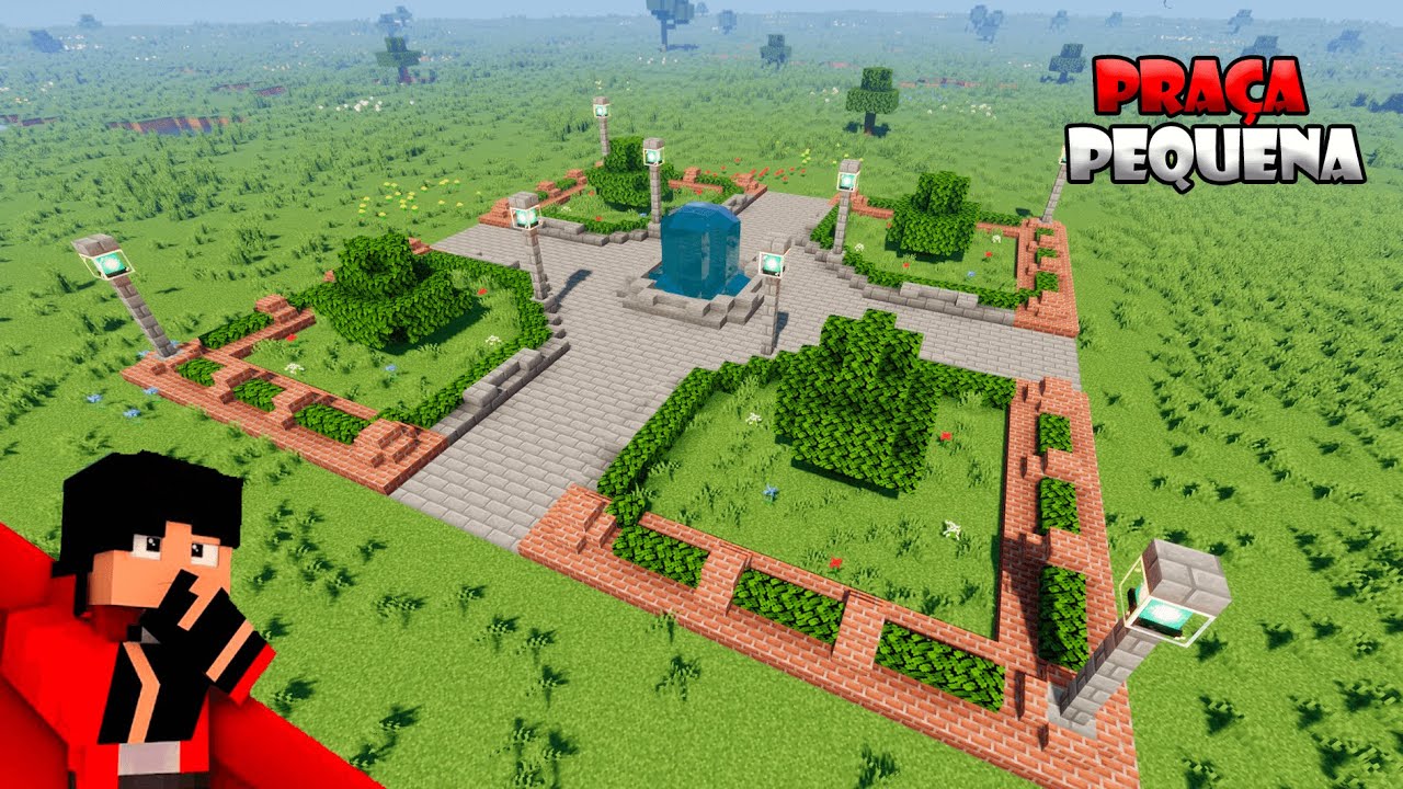 Minecraft: CONSTRUINDO UMA PRAÇA PEQUENA! ‹ Rick › - YouTube