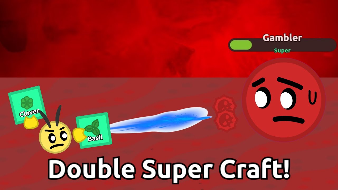 florr.io | double super craft + super gambler fight! - YouTube