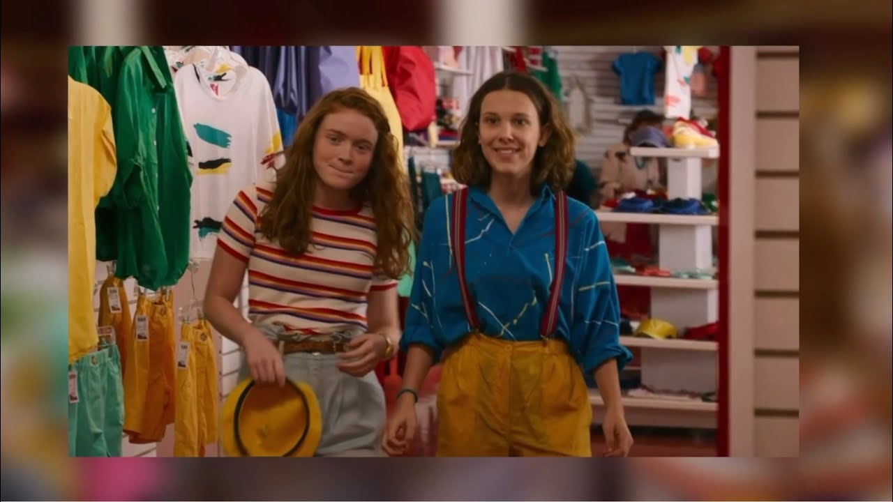 Stranger Things edit (El and Max shopping) - YouTube