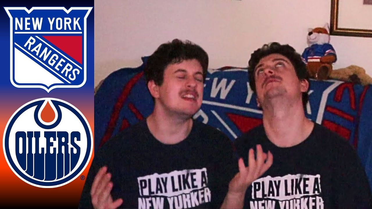 Rangers Fan Reaction - Oilers 4 Rangers 3 - YouTube