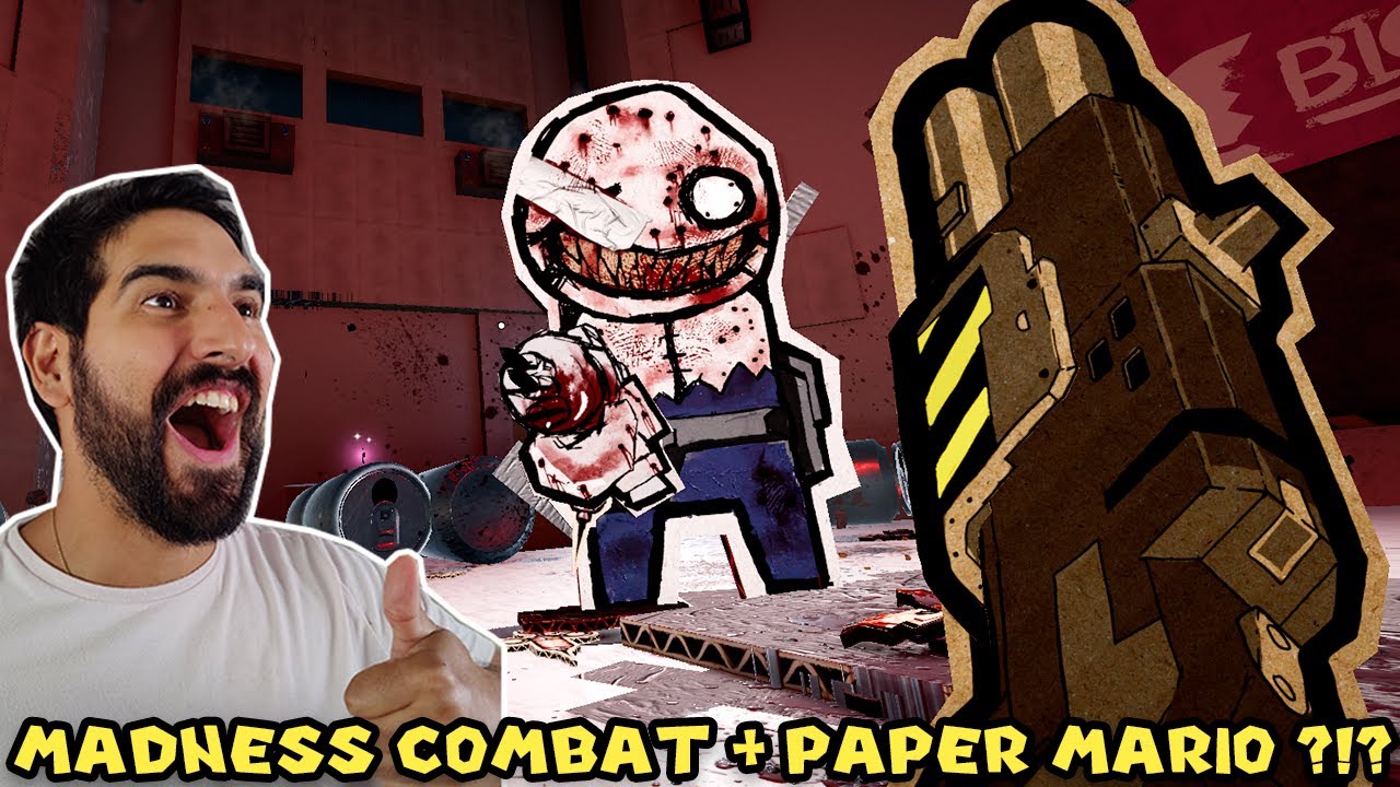 MADNESS COMBAT + PAPER MARIO ?!? - Paperhead Episodio 0 con Pepe el ...