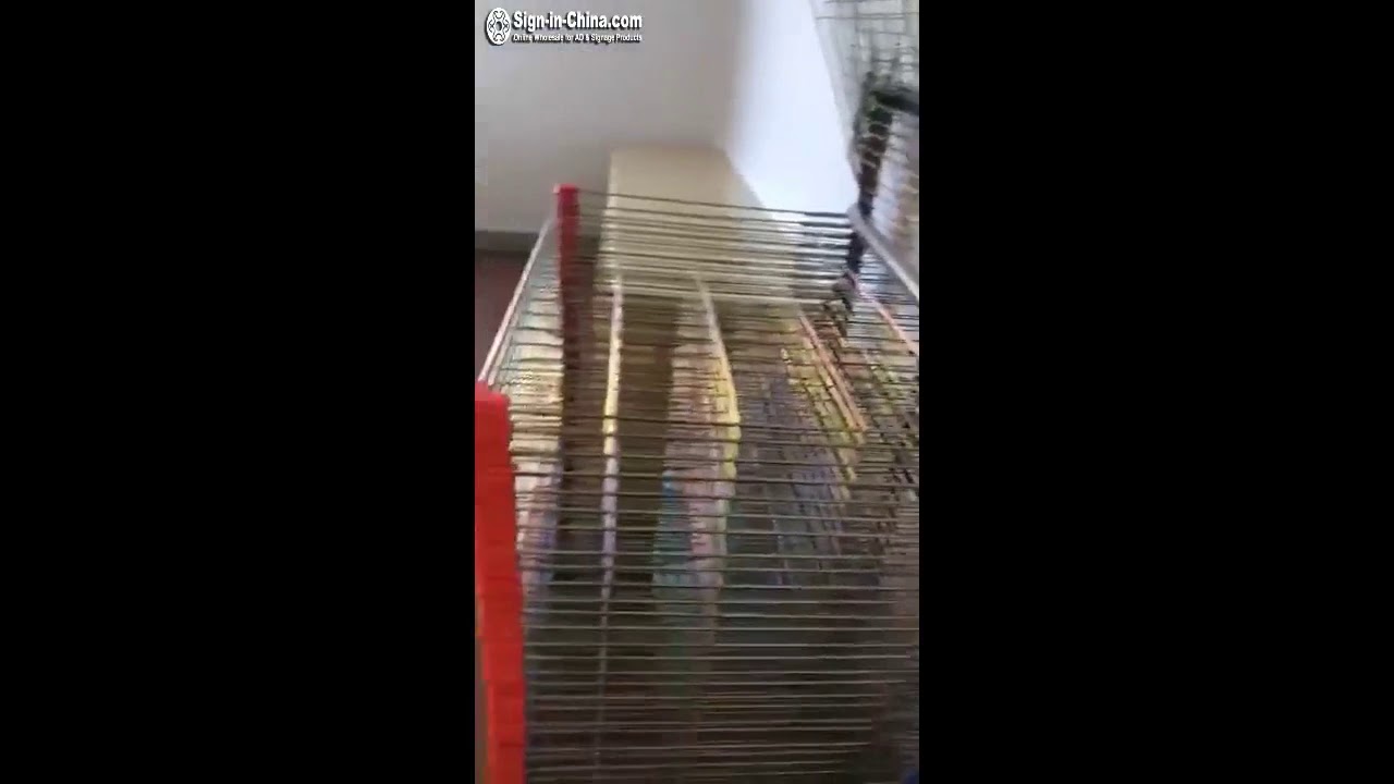 The Simple Demo Video for 50 Layers Screen Printing Drying Rack - YouTube