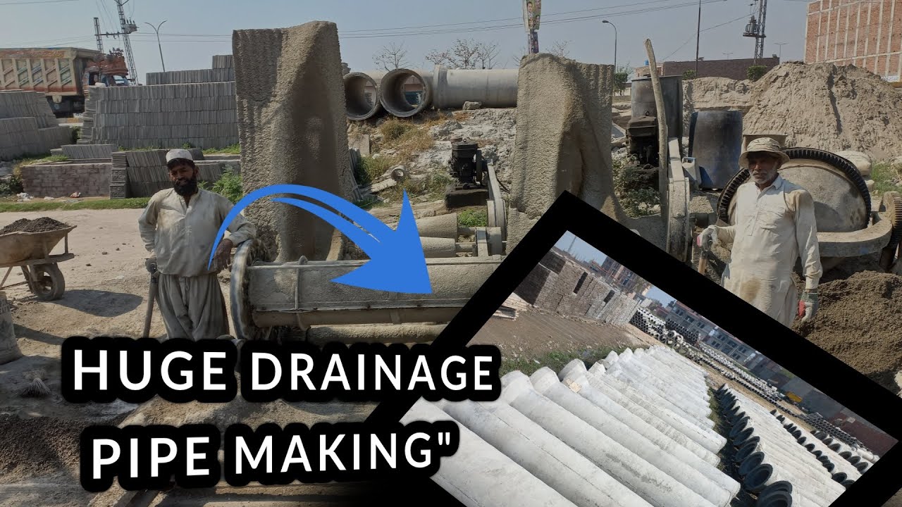 Huge Amazing Drainage Pipe Making | Impressive Construction Process Revealed | wowworld512 - YouTube