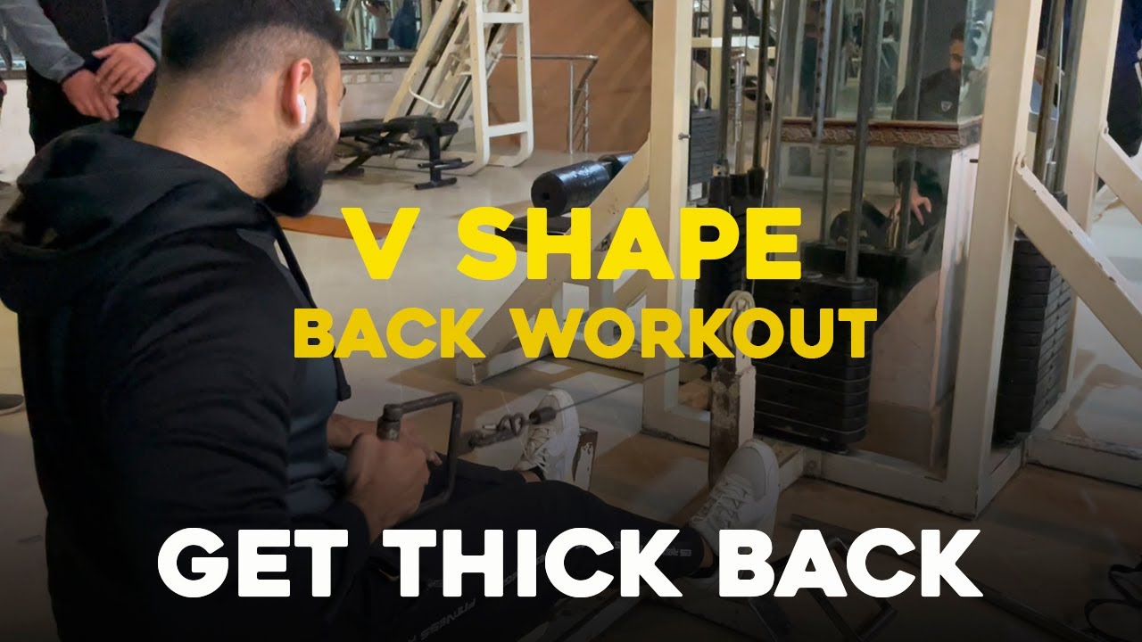 Thick Back Workout That'll Give YOU a V-Shape!!! | BigF - YouTube