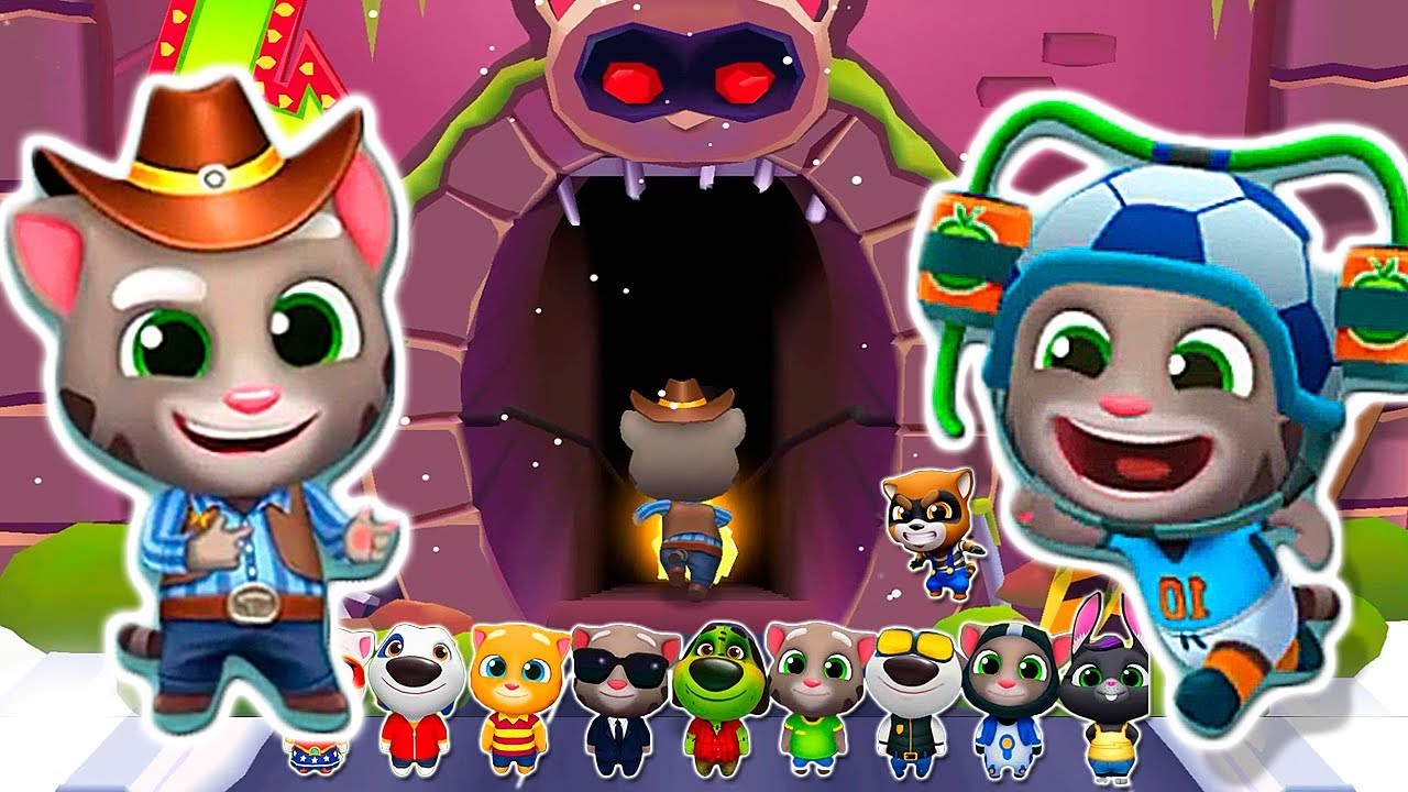 Talking Tom Gold Run – Unlock All Characters – Full Screen Android ...