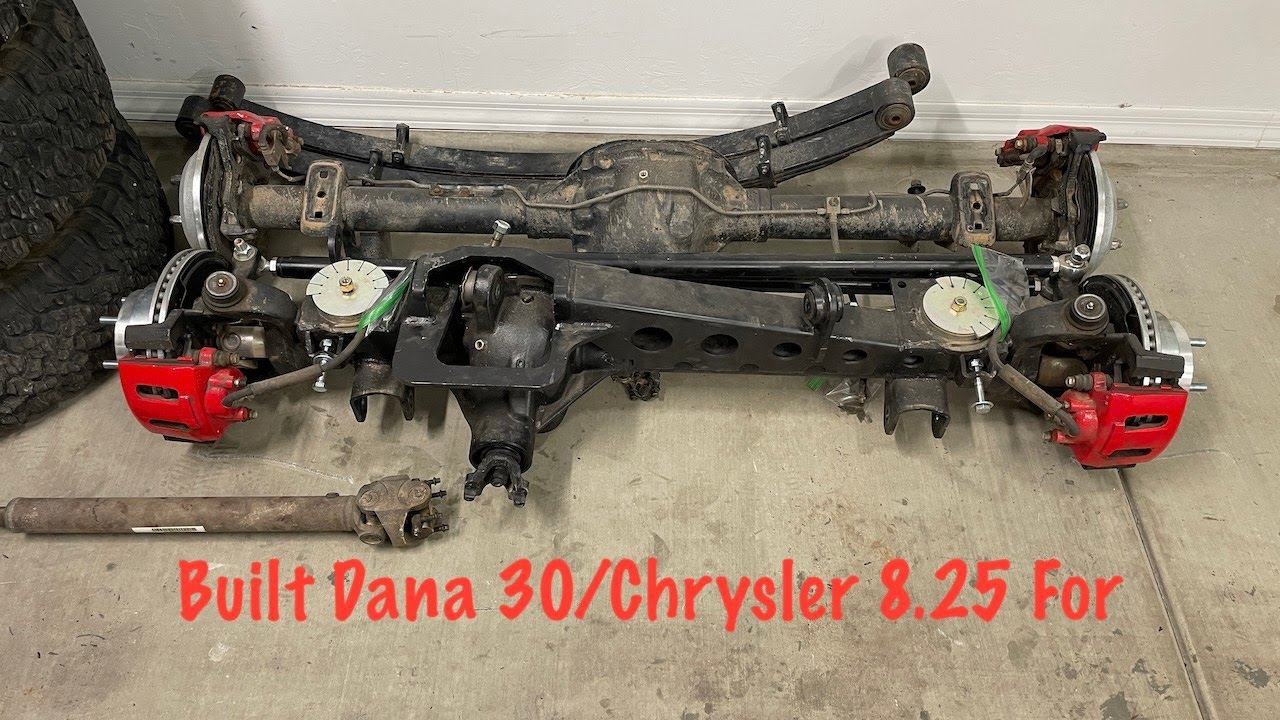 Project Cherokee - Bye Bye Dana 30 & Chrysler 8.25 - YouTube