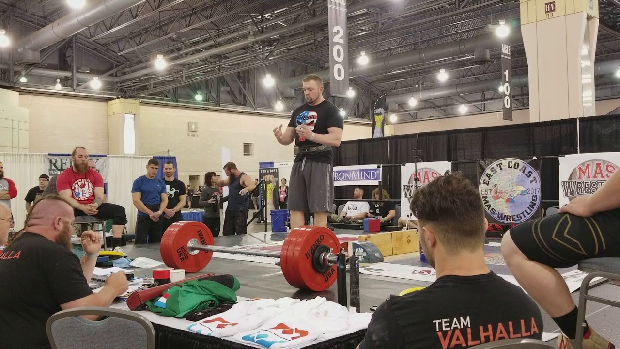 Jedd Johnson 175kg (?) IronMind Axle Attempts - YouTube