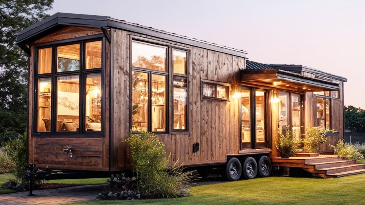 Gorgeous and cozy little house on wheels suitable for large farmers and ...
