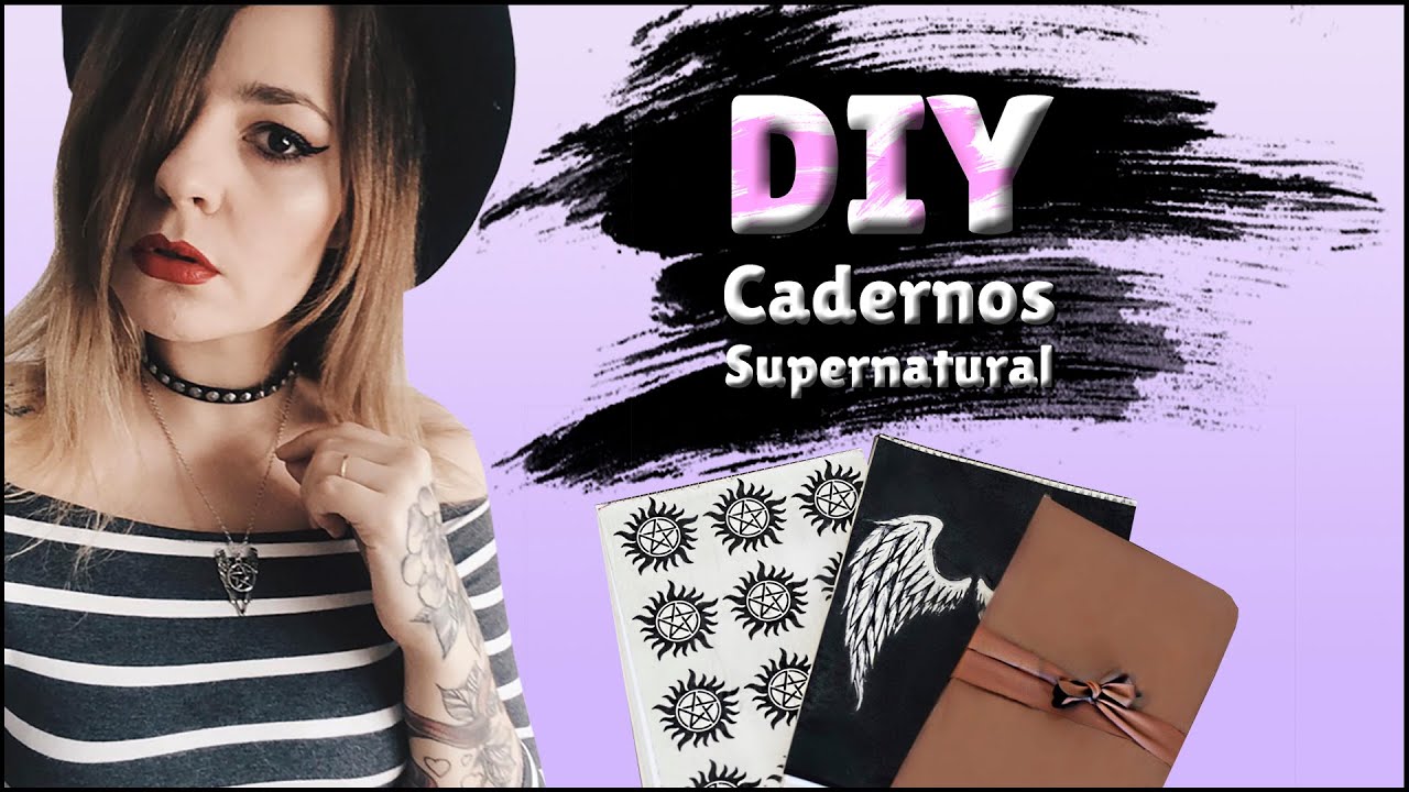 DIY - Especial Volta as aulas/ Cadernos SUPERNATURAL (JOHN WINCHESTER ...