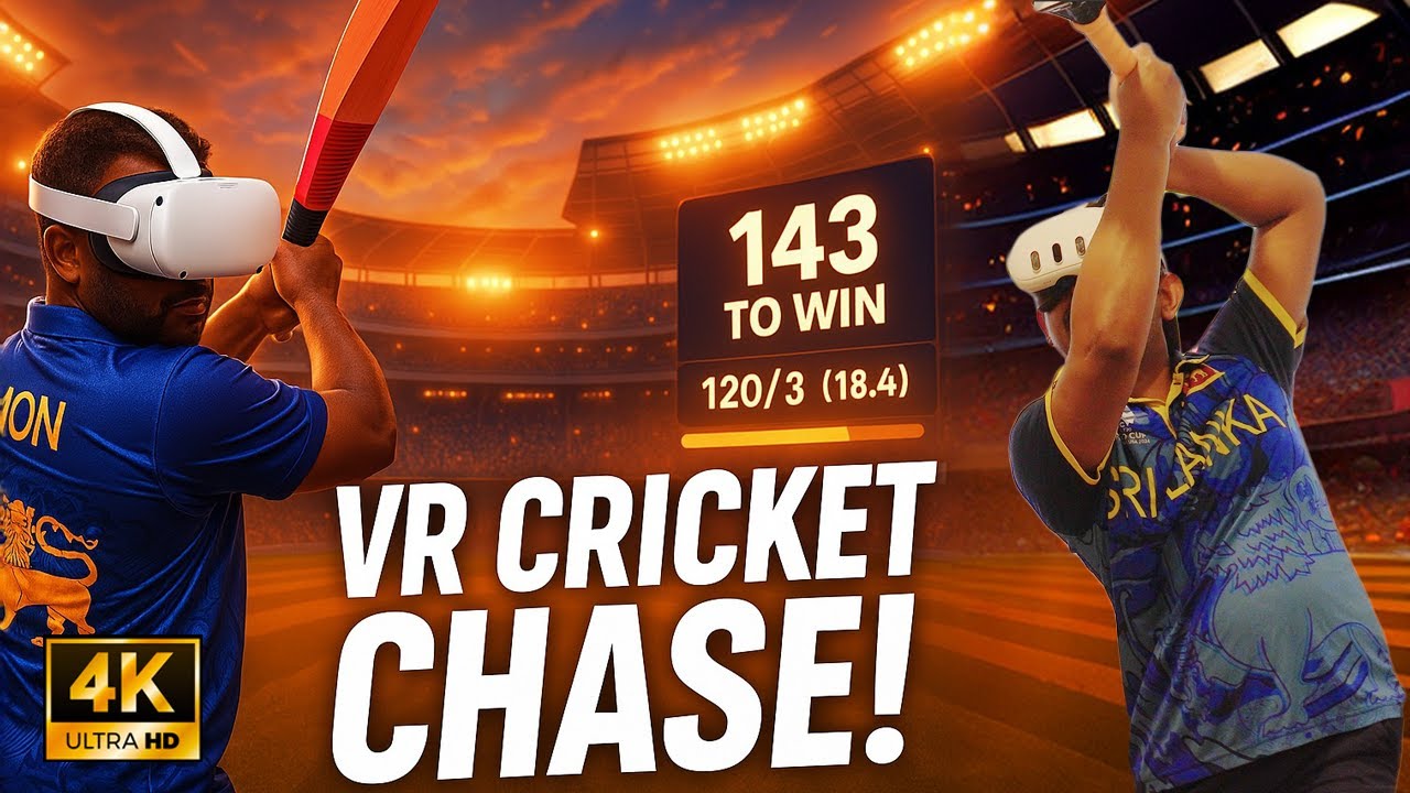 VR Cricket is INSANE – Better Than Real Life? 143 Runs to Win in 120 ...